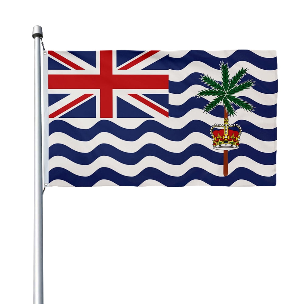Aihccy Indian Ocean Territories Flag with Brass Grommets Size - 3x5Ft ...