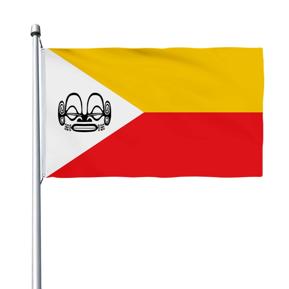 Aihccy Marquesas Islands Flag with Brass Grommets Size - 3x5Ft ...