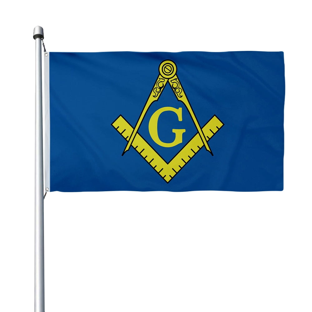 Aihccy Masonic Flag with Brass Grommets Size - 3x5Ft - Walmart.com