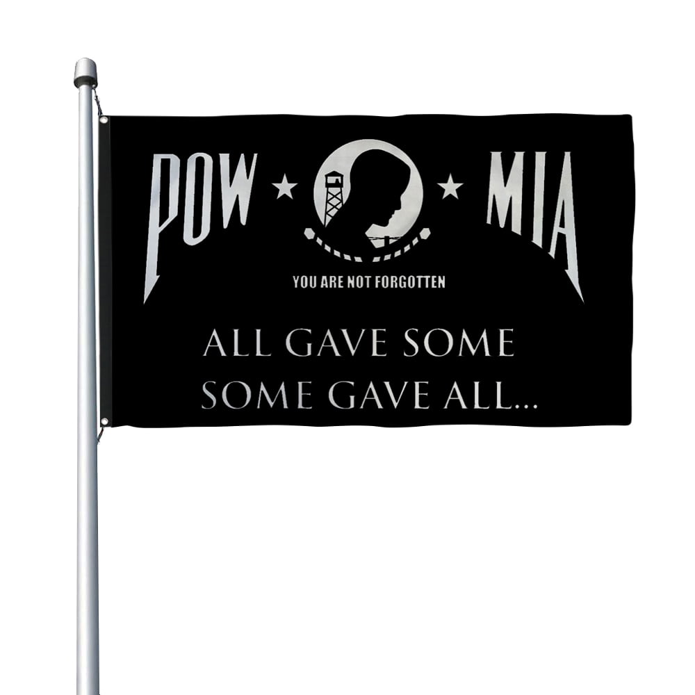 Aihccy POW MIA Flag – All Gave Some, Some Gave All Flag with Brass ...