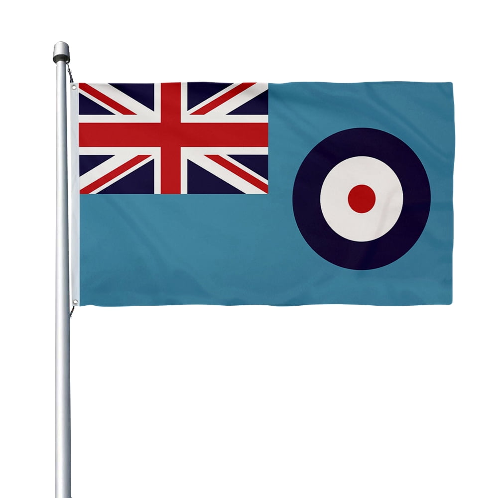 Aihccy RAF Ensign Flag Royal Aair Force Banner with Brass Grommets Size ...