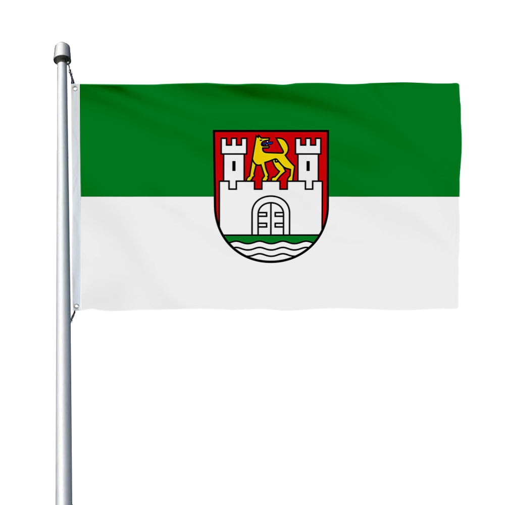 Aihccy Wolfsburg City Flag with Brass Grommets Size - 3x5Ft - Walmart.com