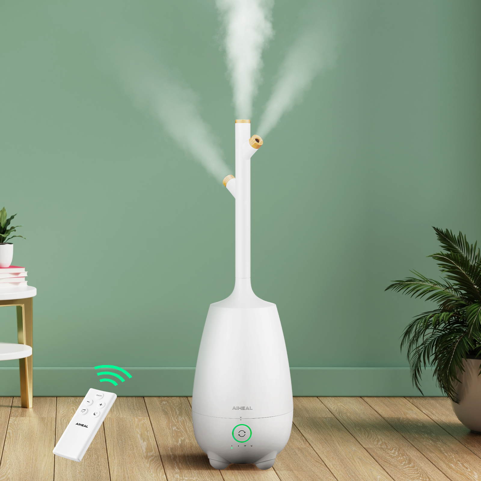 Durcord Small Humidifiers for Bedroom,2L Cool Mist Humidifier, Portable ...