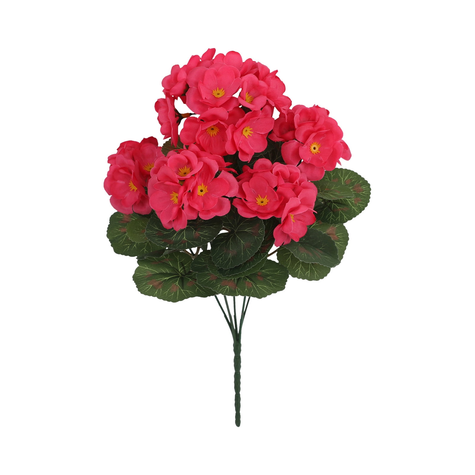 Aihimol 14" Artificial Geraniums for Outdoors Realistic Artificial ...