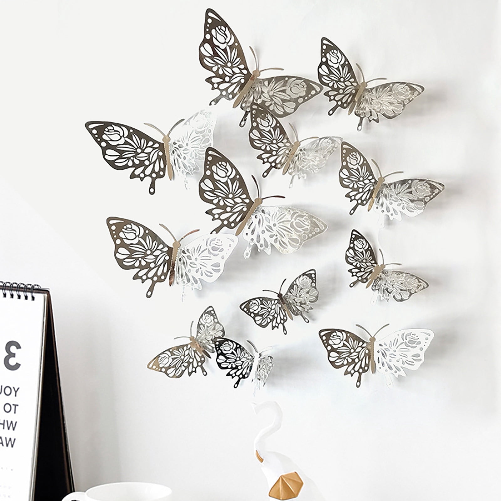 Aihimol 3D Flying Hollow Home Decoration Festive Party Layout Cardboard ...