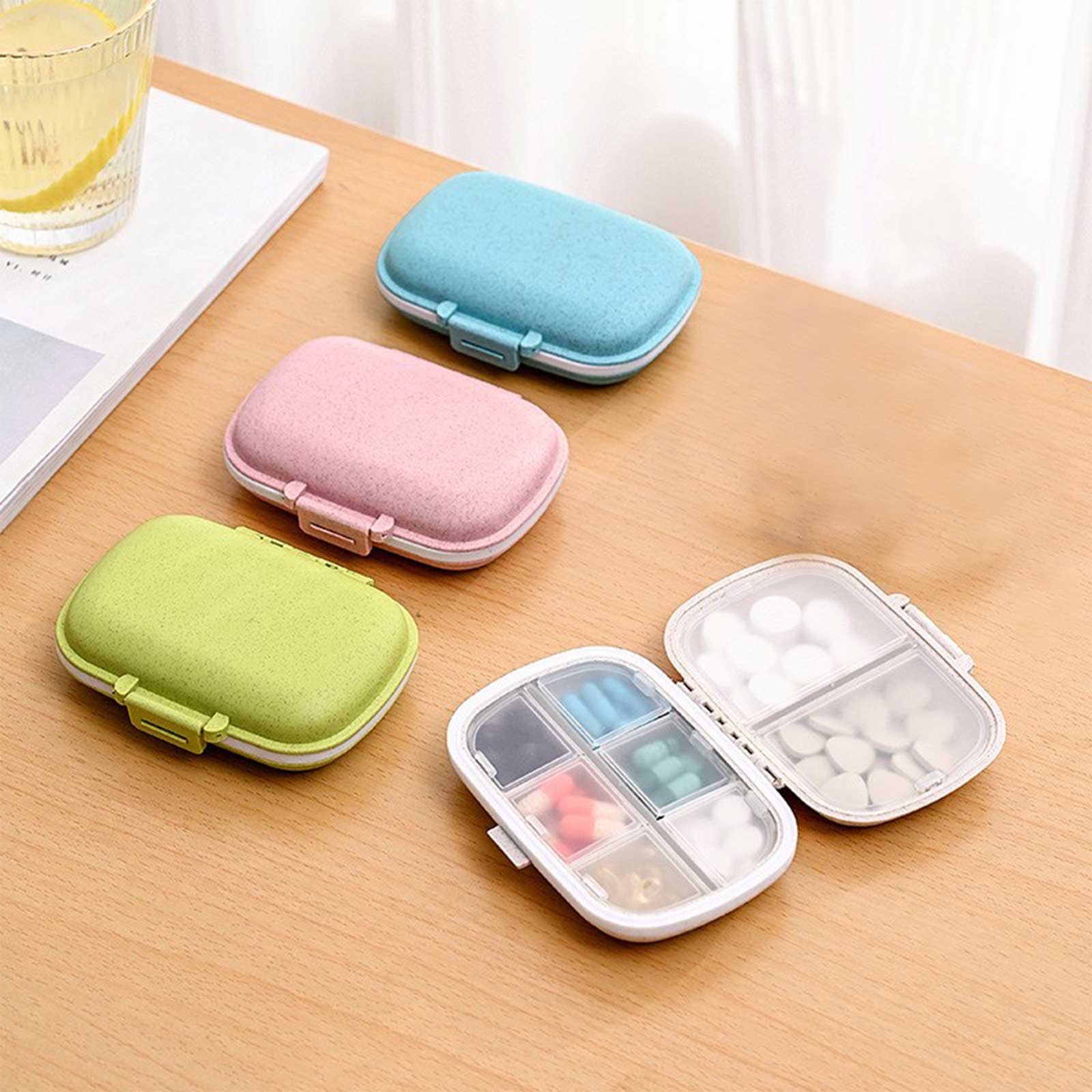 Aihimol 8 Compartments Tablet Organizer, Tablet Container, Travel ...