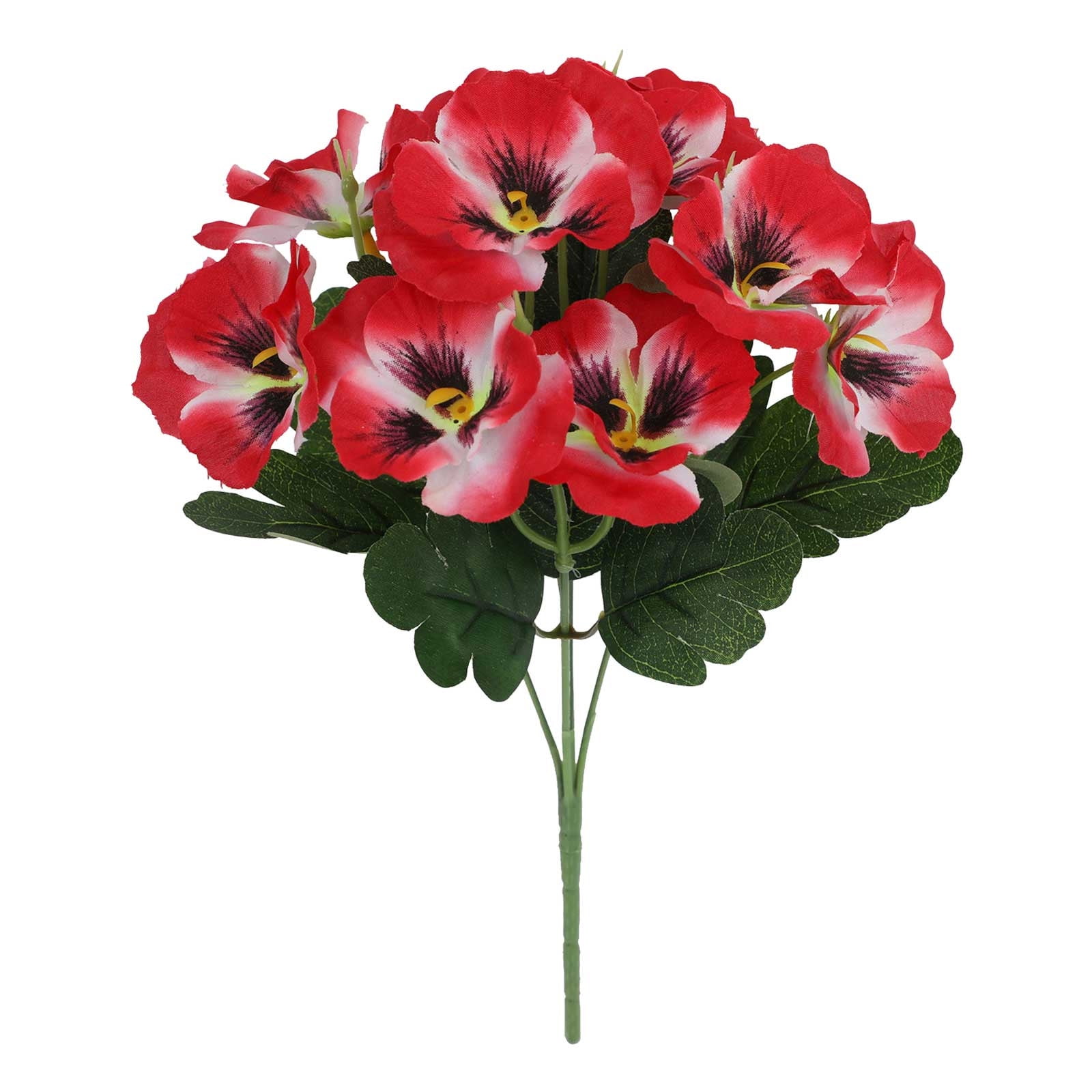 Aihimol Artificial Geraniums Outdoor Silk Flowers Light Purple ...