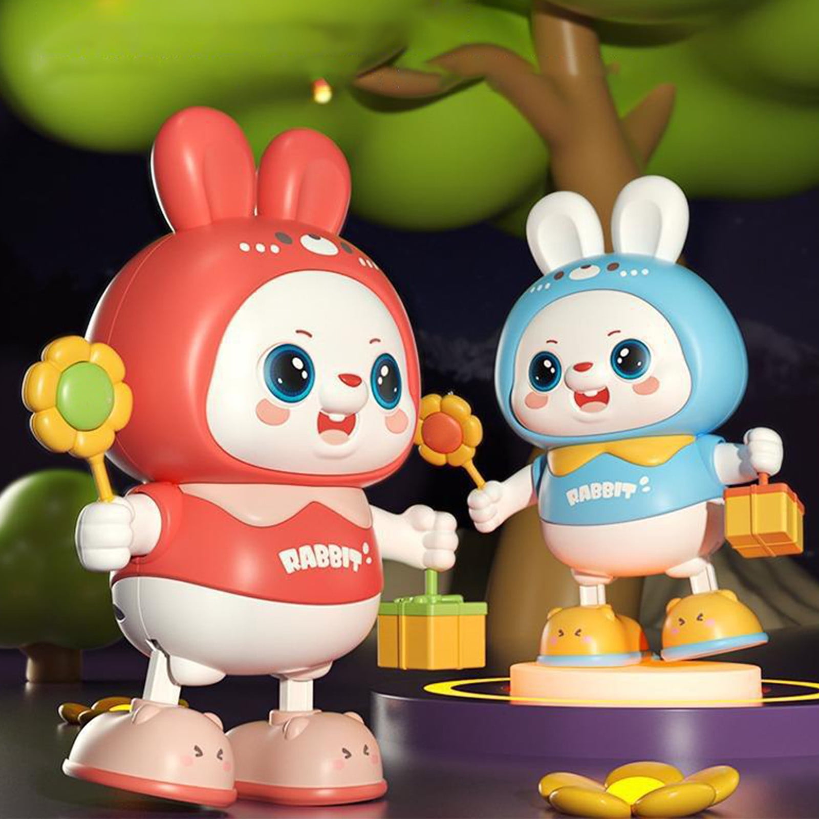 Aihimol Baby Toy 12-18 Months Talking Dancing Rabbit Toy - Light Up ...