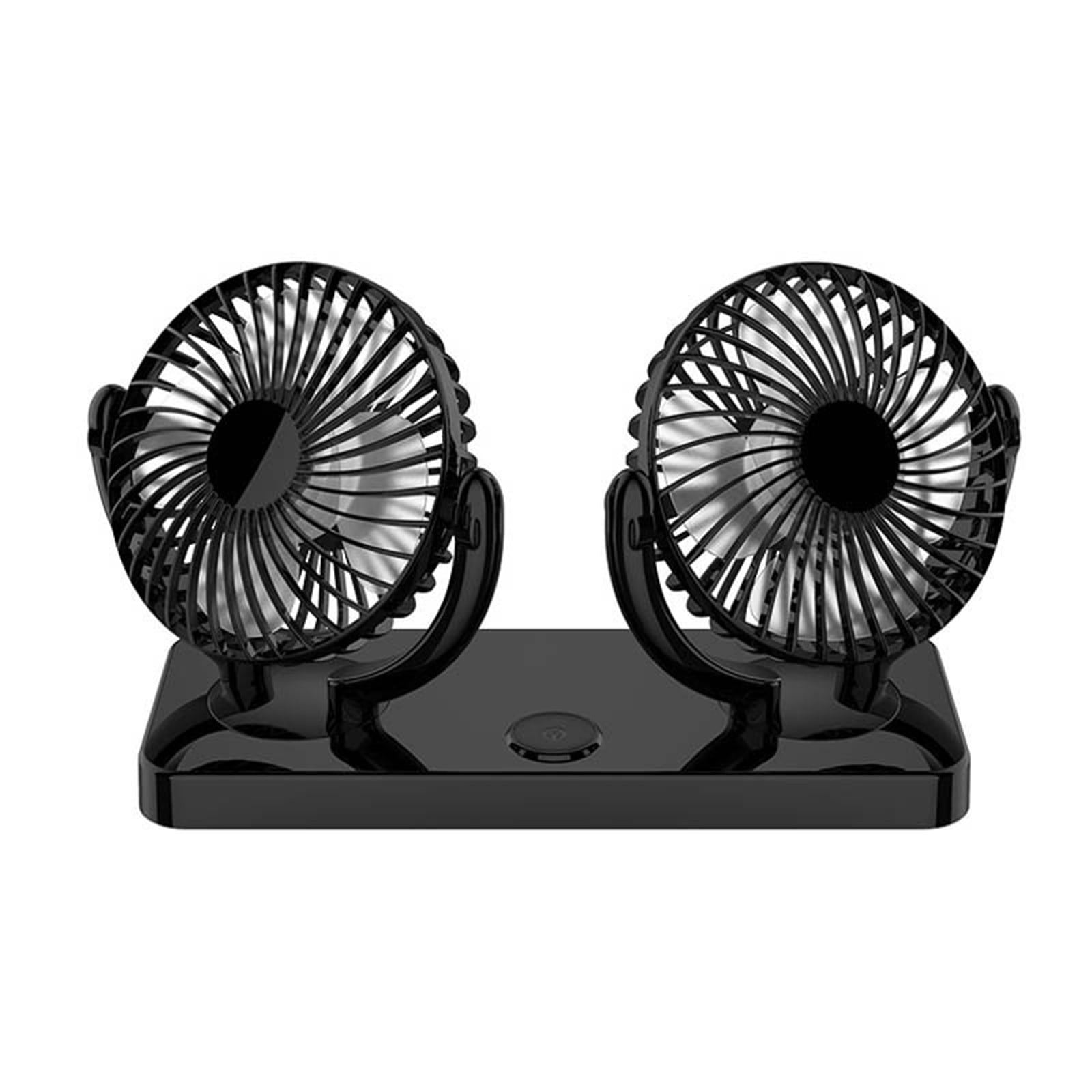 Aihimol Car Fan Truck 12v Minivan USB Double-headed Fan Car With Strong ...
