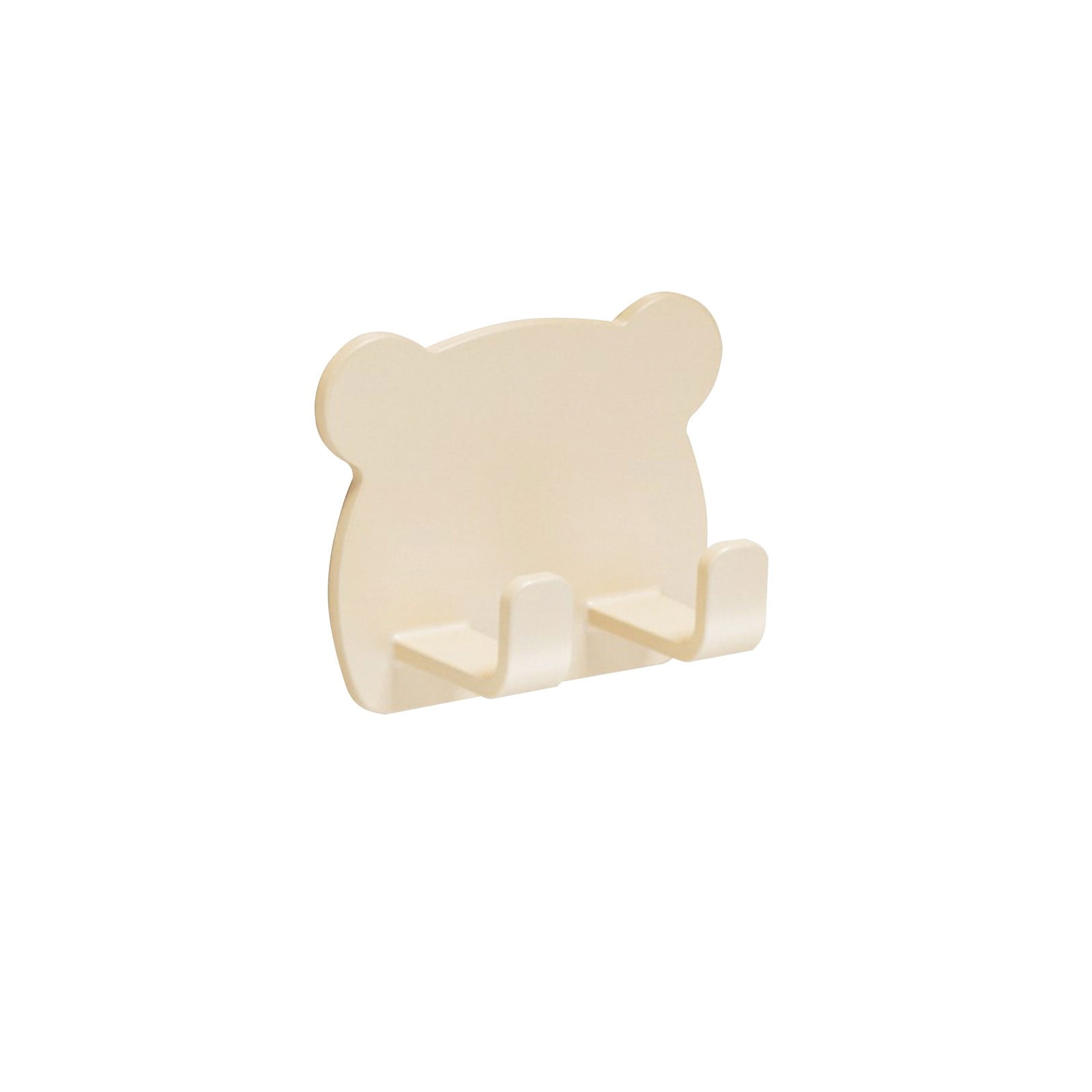 Aihimol Cute Bear Hooks Plastic Double Row Wall Hooks,Key Towel Clothes ...