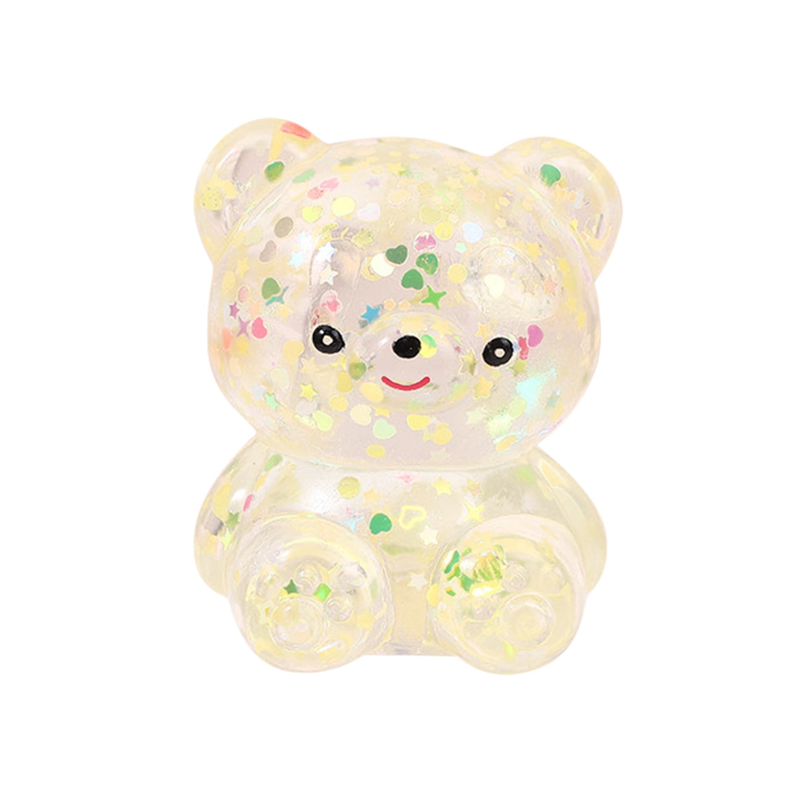 Aihimol Cute Sequin Bear Decompression Anxiety Fidget Relief Sensory ...