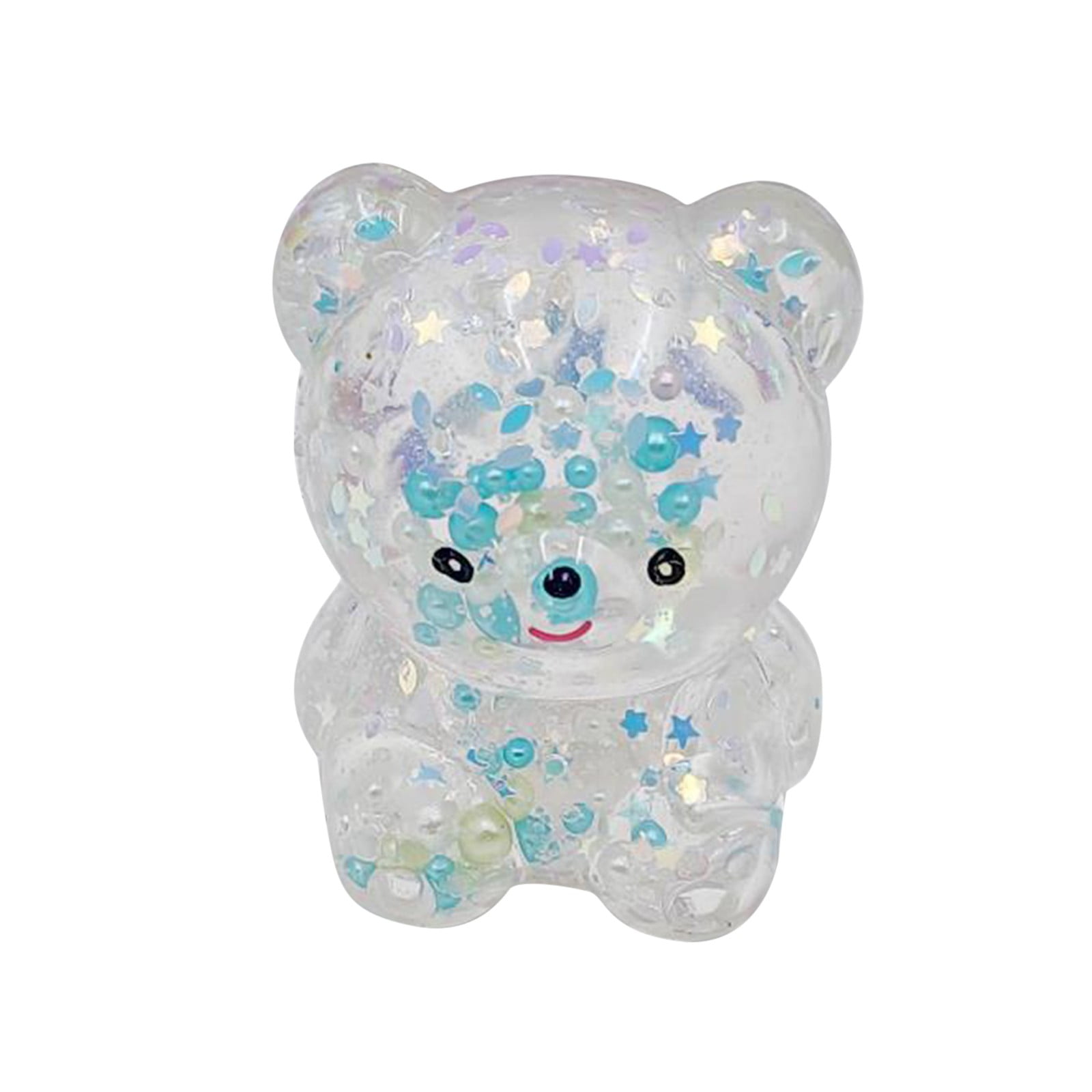 Aihimol Cute Sequin Bear Decompression Anxiety Fidget Relief Sensory ...