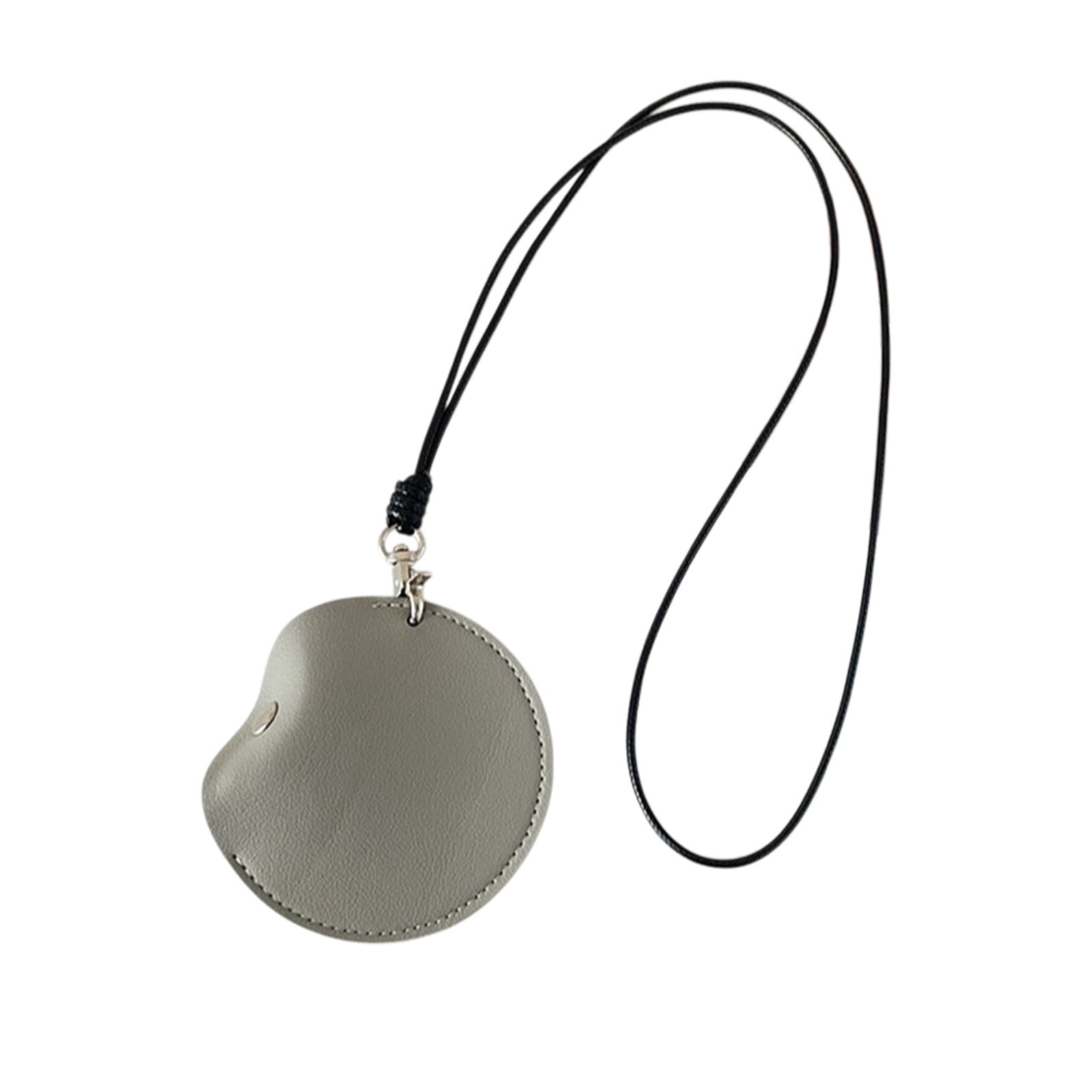 Aihimol Earbuds Pouch Headphone Organizer Hanging Neck Leather Pouch ...