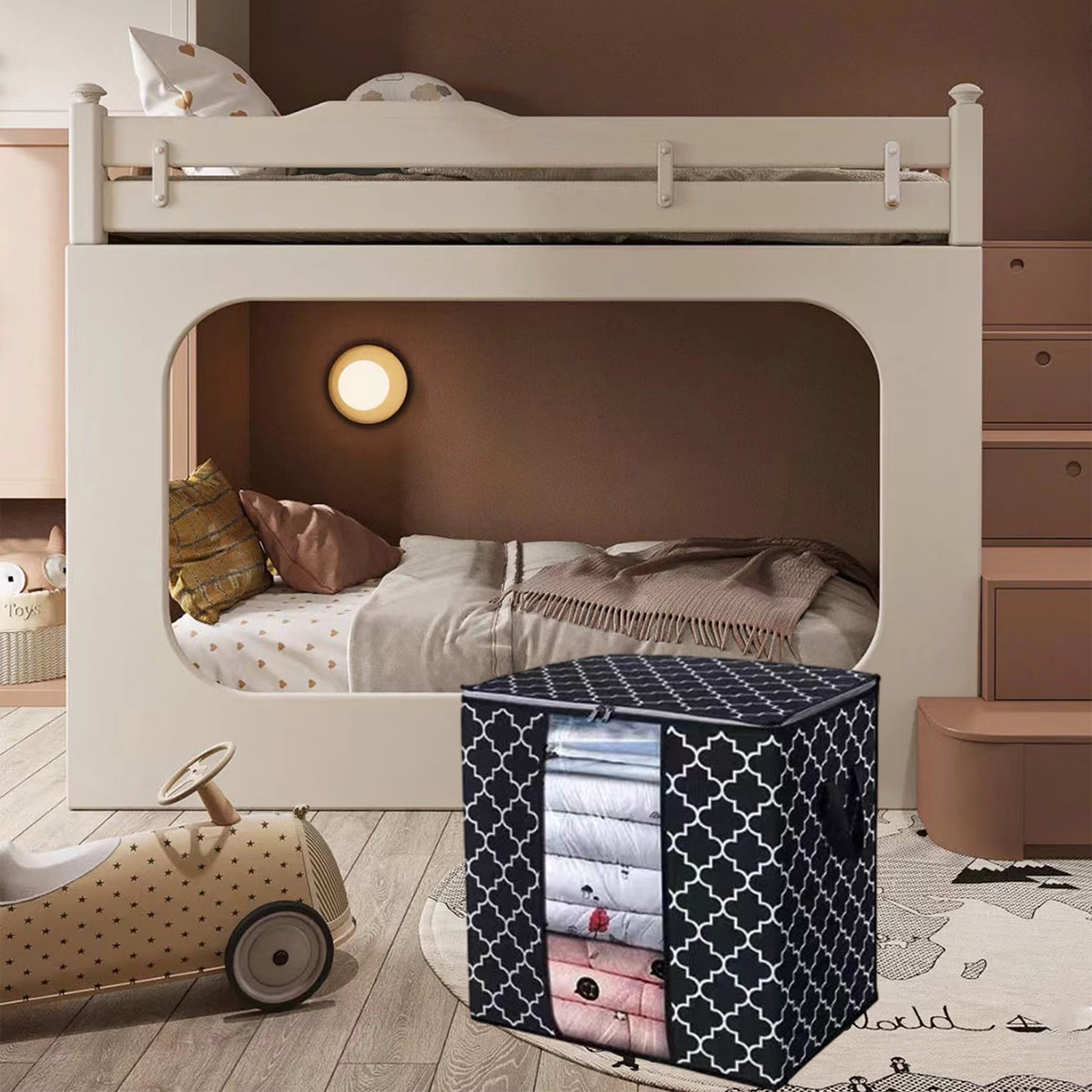 Aihimol Foldable Blanket Storage Bags, Storage Containers For ...