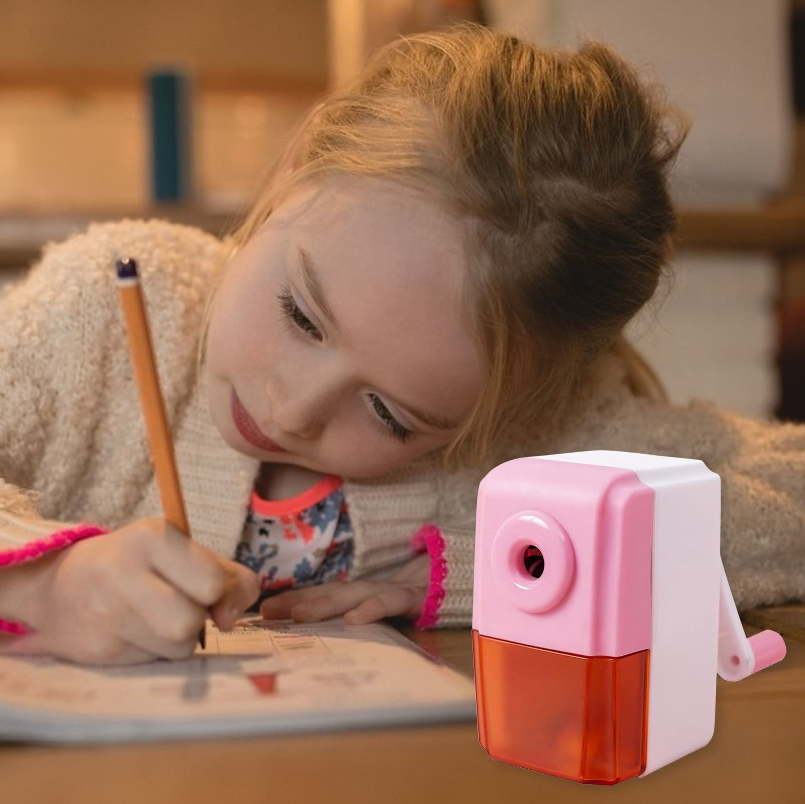 Aihimol Hand Crank Pencil Sharpener Pencil Roller Student Pin Pencil ...