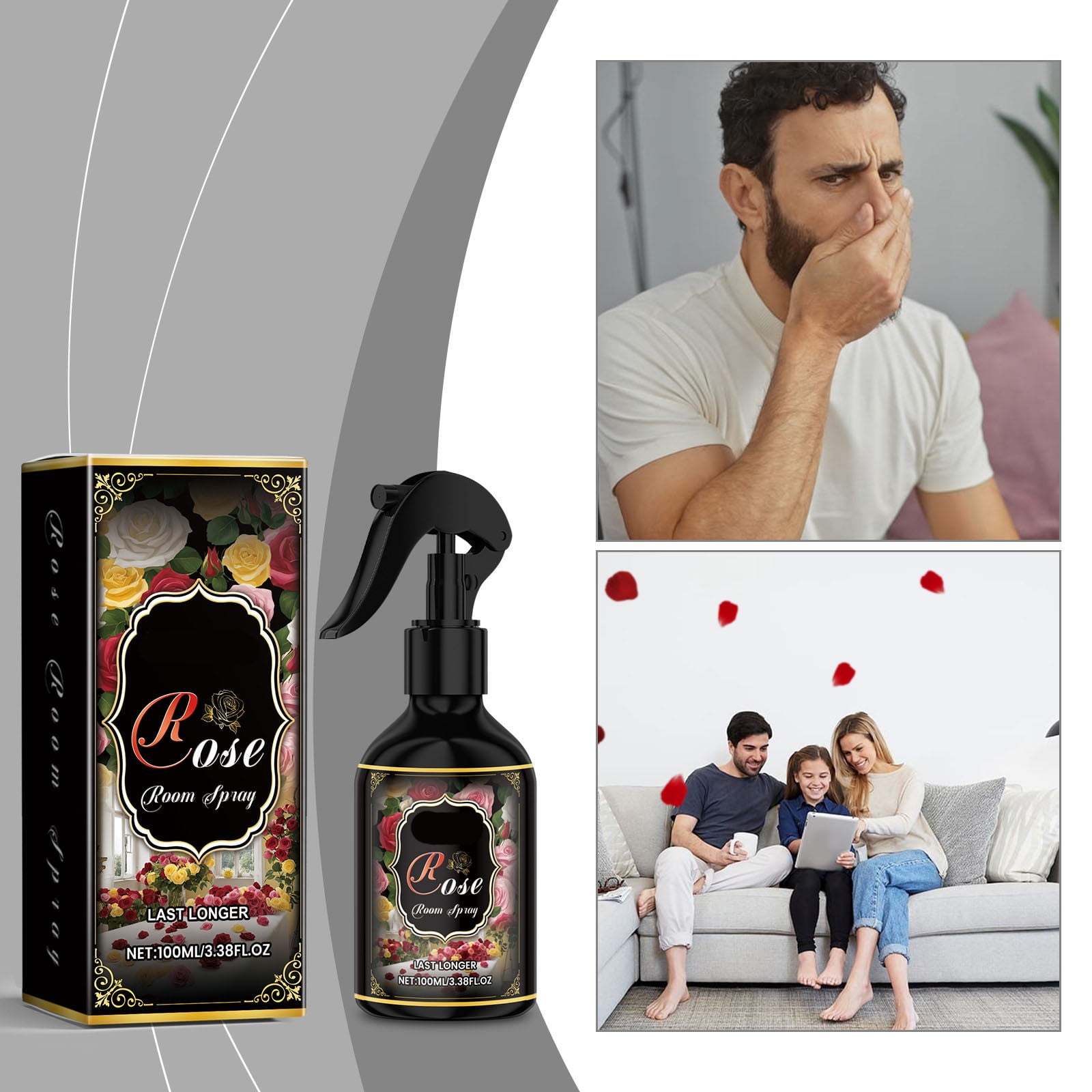 Aihimol Indoor Spray Freshener (Rose Fragrance) - The Fresh Rose ...