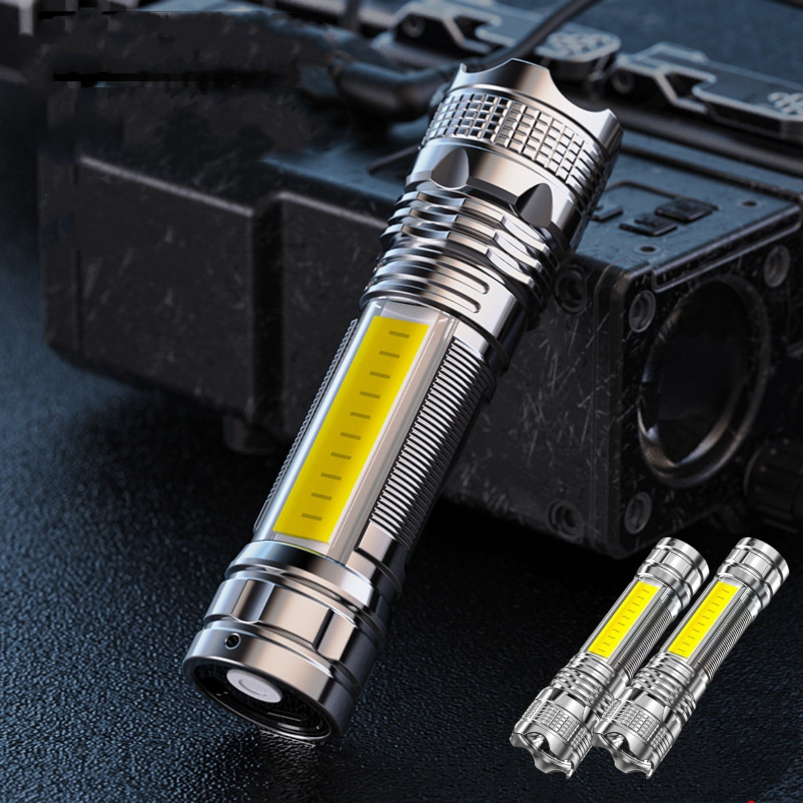 Aihimol LED Flashlight,1000 Lumens Super Bright Flashlight, Zoomable ...