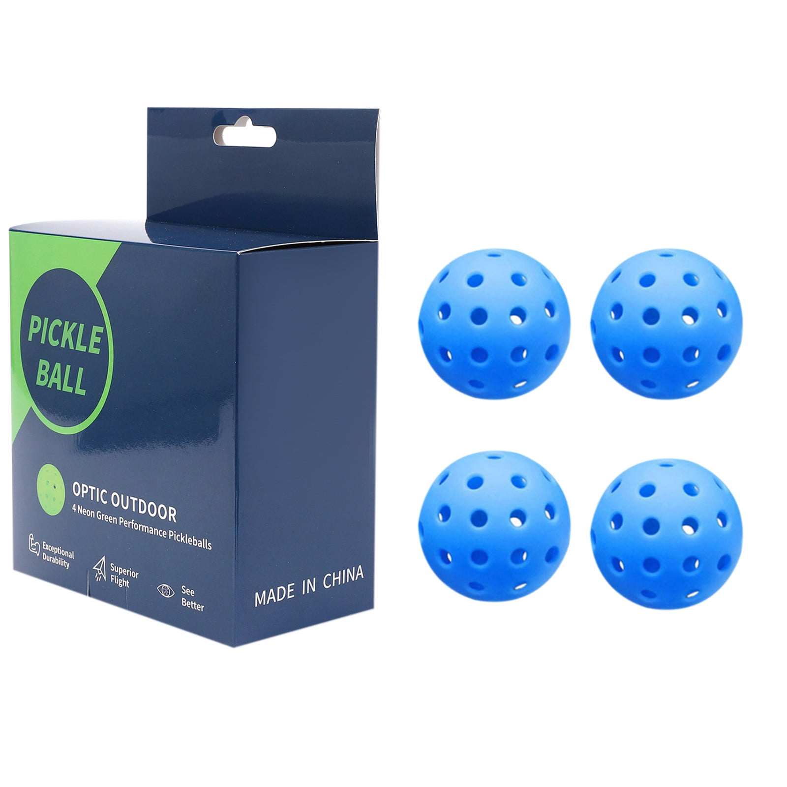 Aihimol Pick Ball 74mm With 40 Holes Plastic PE Hard，High Visibility ...