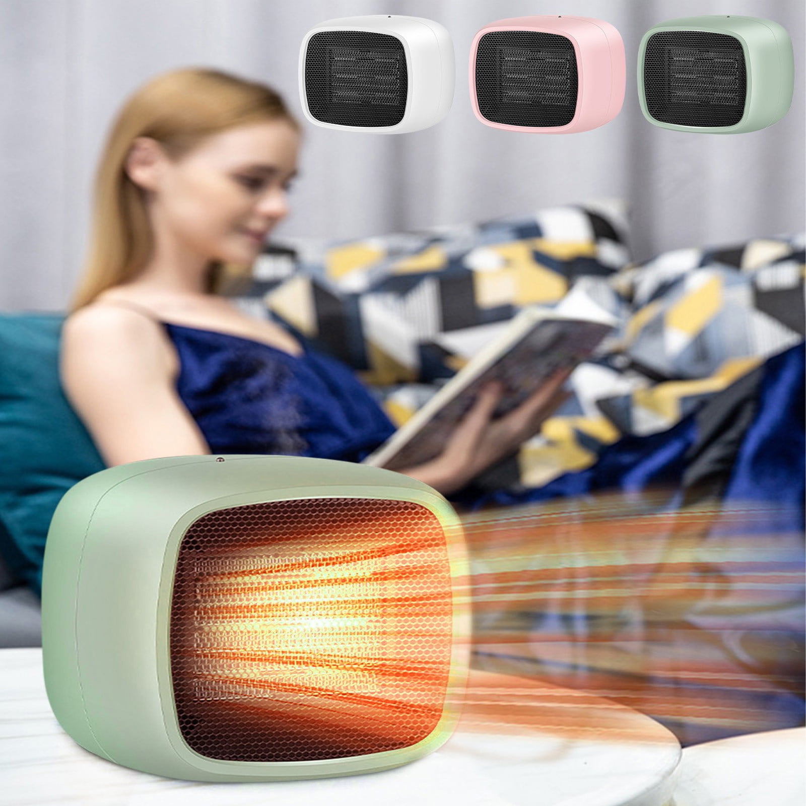 Aihimol Portable Mini Desktop Space Heater, High-efficiency Silent ...