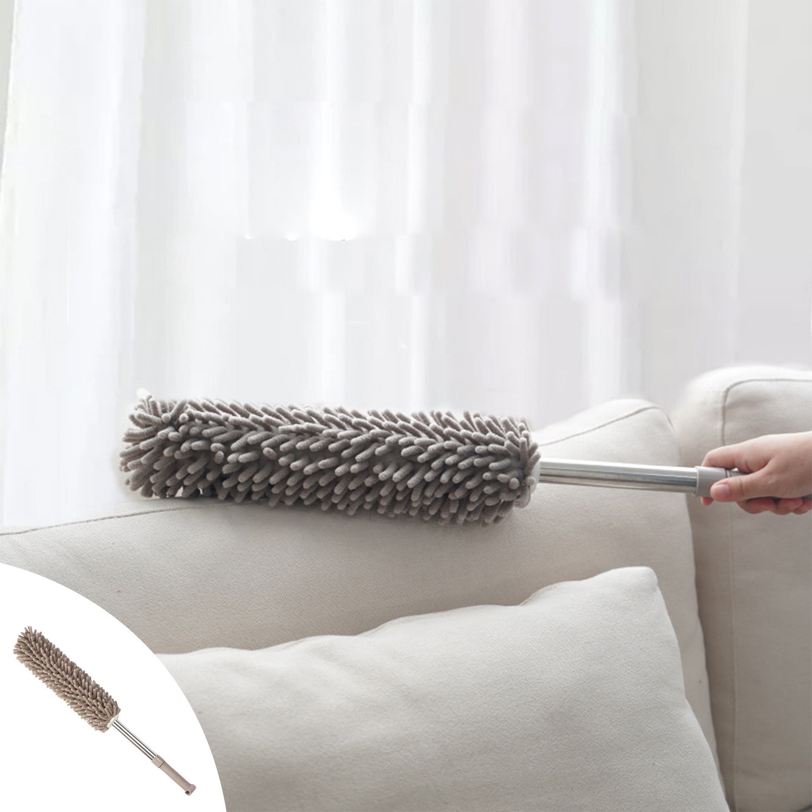 Aihimol Retractable Dirt Duster with Extra Flexible Microfiber Head ...