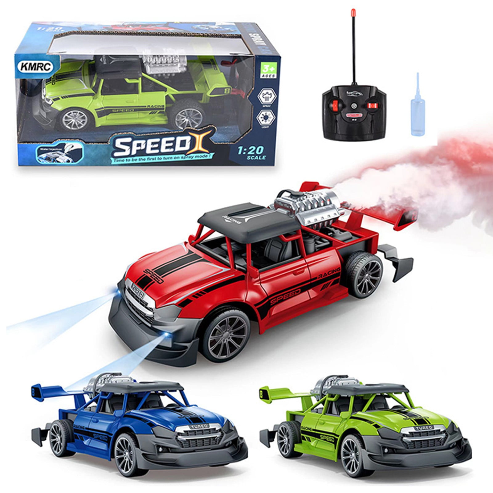 Aihimol Spray Remote Control Car 1:20 High-speed Racing Car With Water ...