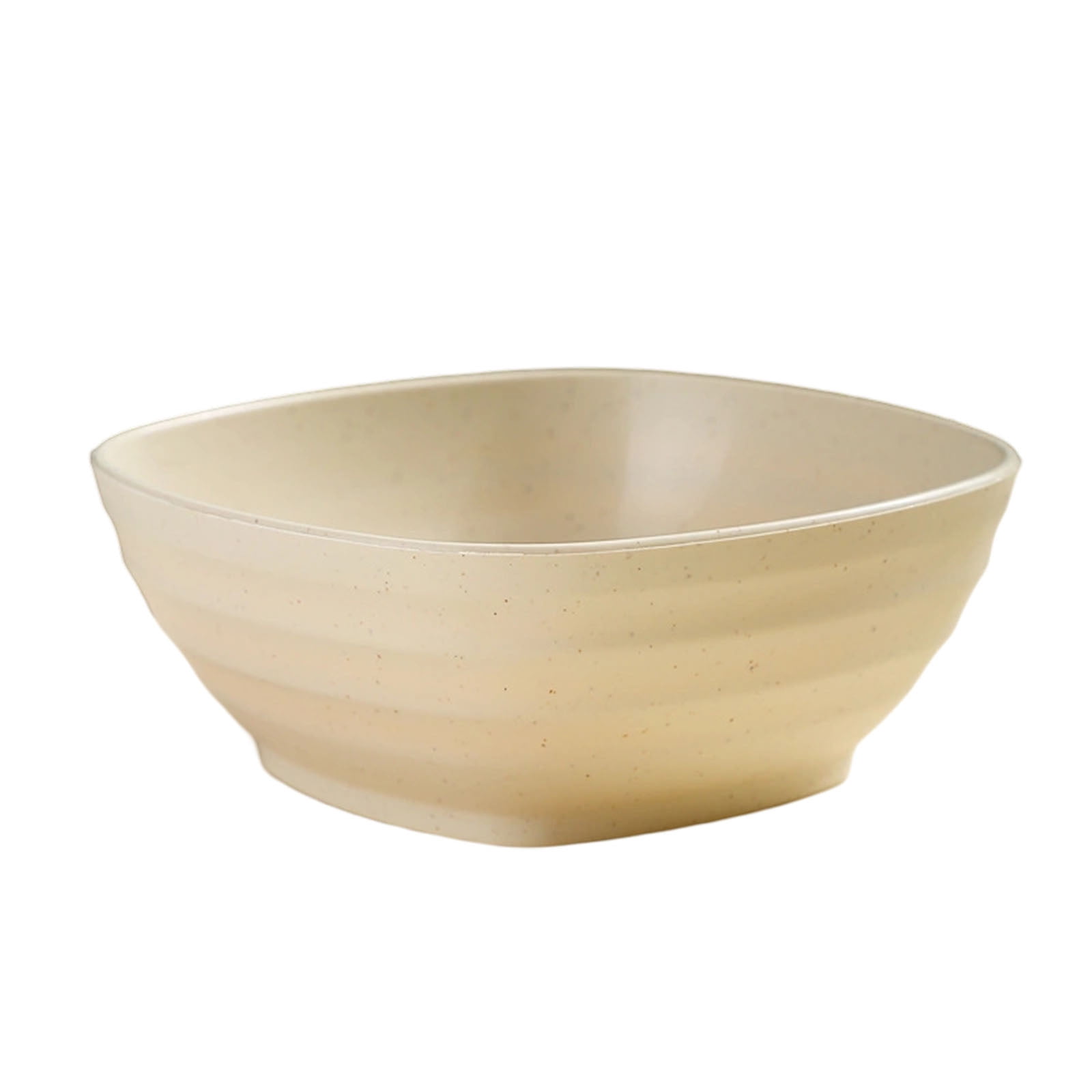 Aihimol Square Wheat Straw Kitchen Bowls，20 Oz Plastic Stackable Cereal ...