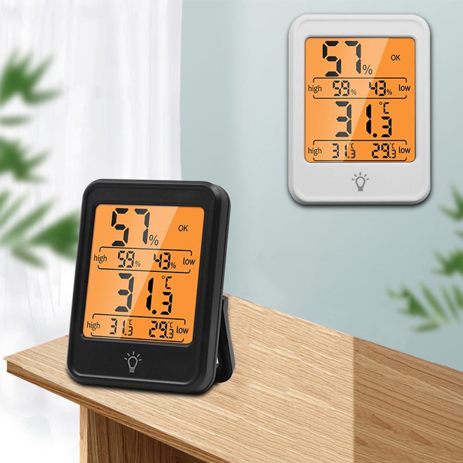 Aihimol Thermometer Hygrometer,Infant Room Dry Wet Temperature ...