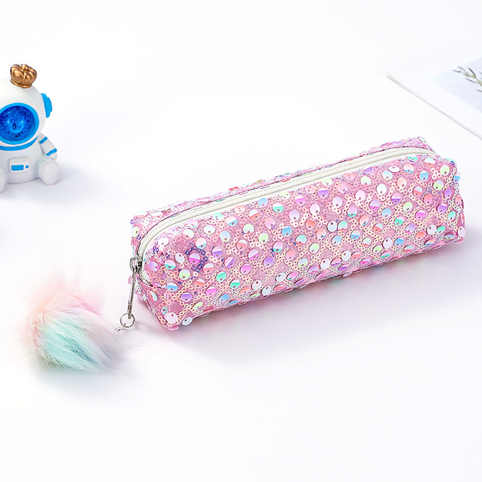 Aihimol Translucent Frosted Stationery Box Student Storage Pencil Bag ...