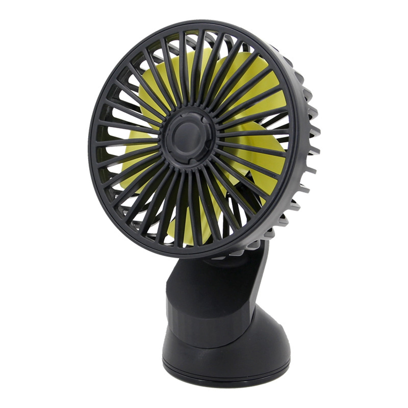 Aihimol USB Car Fan Windshield Desk Fan 360 All-Round Adjus-table Car ...