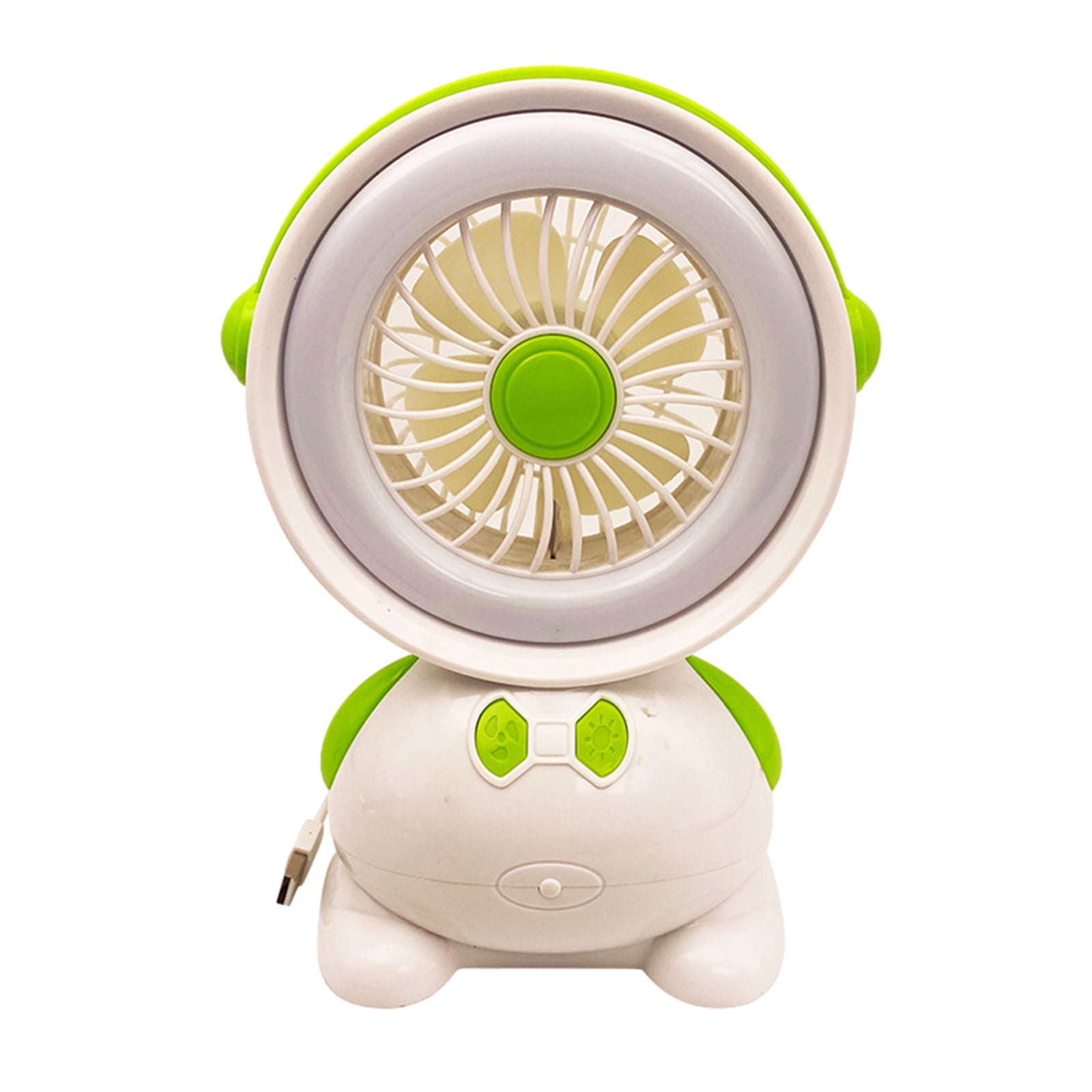 Aihimol USB Fan With Lights Enclosed Fan Portable Fan Light Hidden ...