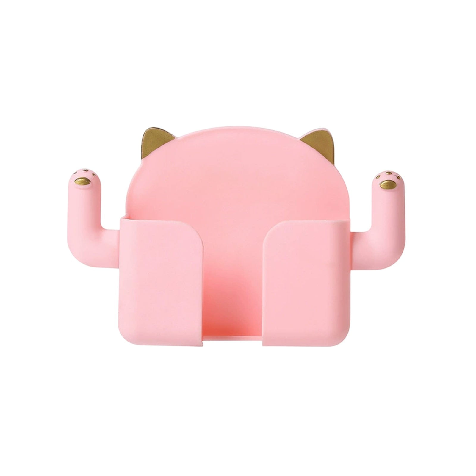 Aihimol Wall Mount Phone Holder Self-Adhesive Storage Organizer Box ...