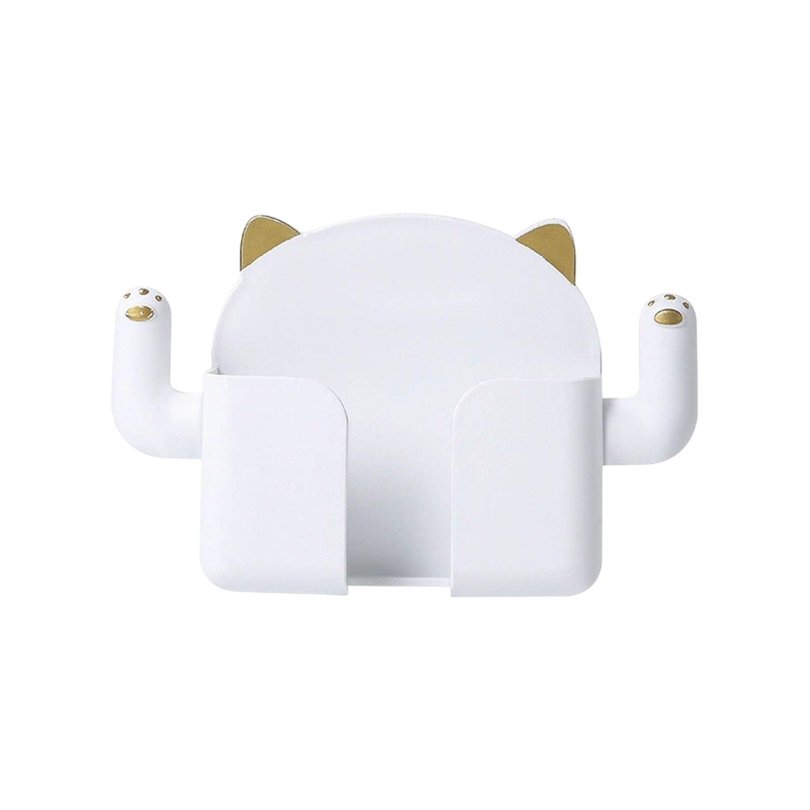 Aihimol Wall Mount Phone Holder Self-Adhesive Storage Organizer Box ...