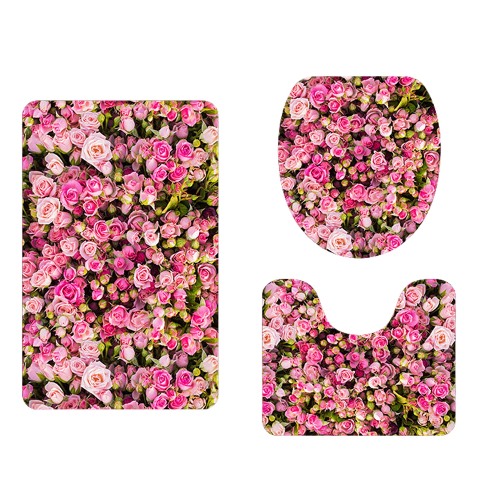 Aihimol toilet Floor Mat U-shape Foot Mat Bathroom Bathroom Mat ...