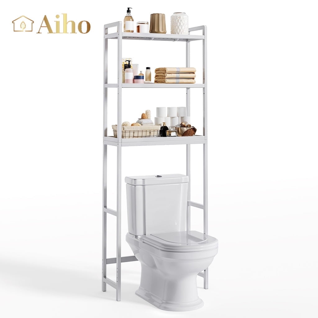 Aiho 3-Shelf Over the Toilet Space Saver，Over the Toliet Storage ...