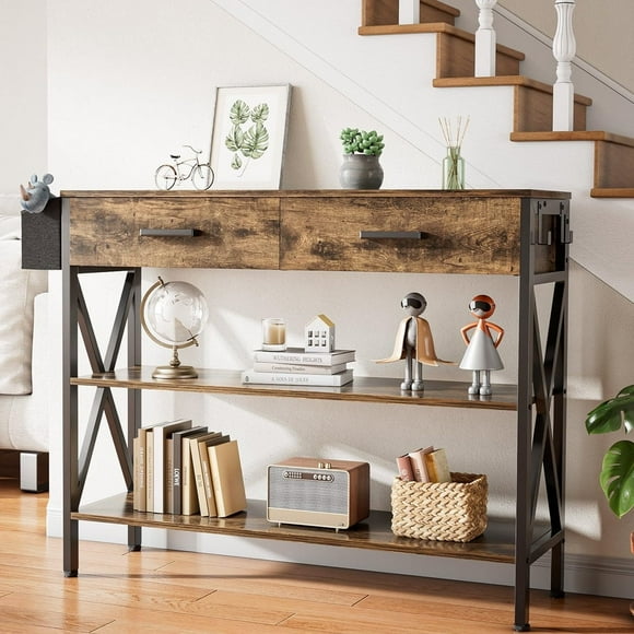 L Shape Console Table