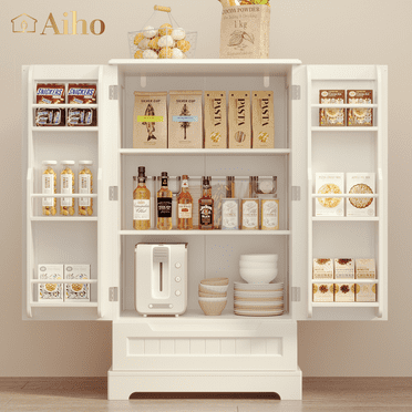 Ameriwood Home Milford Single Door Storage Pantry Cabinet, Old ...