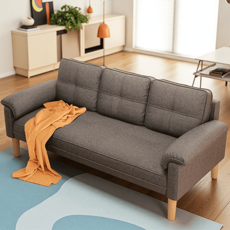 Aiho Convertible Sofa Couch with Thickend Armrest ,3 Seater Sofa for ...