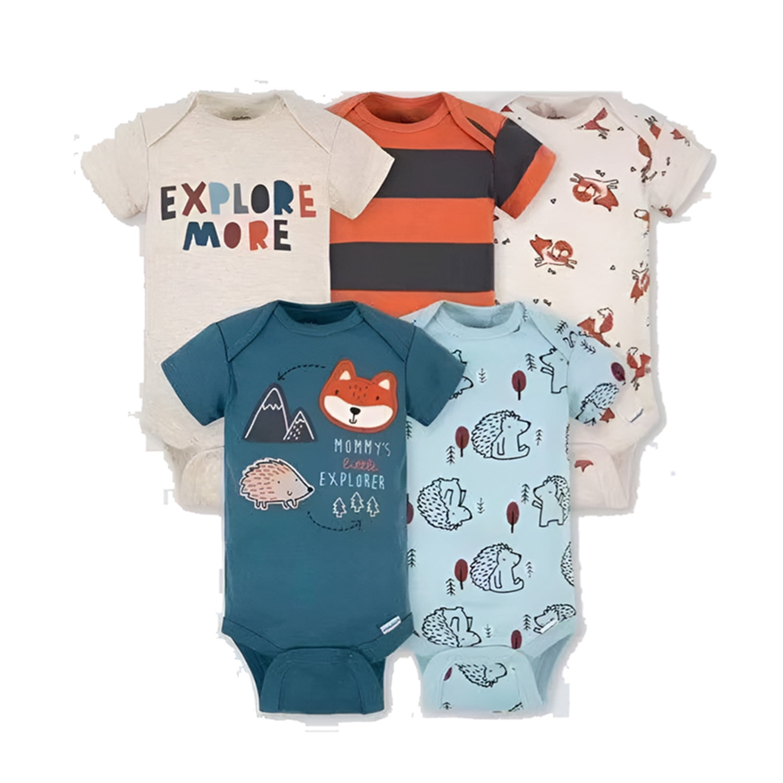 Aihuaihua Baby Boy Clothes Unisex Outfit Short Sleeve Cute Print ...