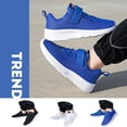 Aihuaihua Boys Girls Athletic Running Shoes Non-Slip Lace Up Adjustable ...