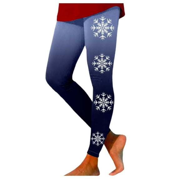 Aihuaihua Christmas Yoga Pants for Women Ugly Xmas Style Soft Winter ...