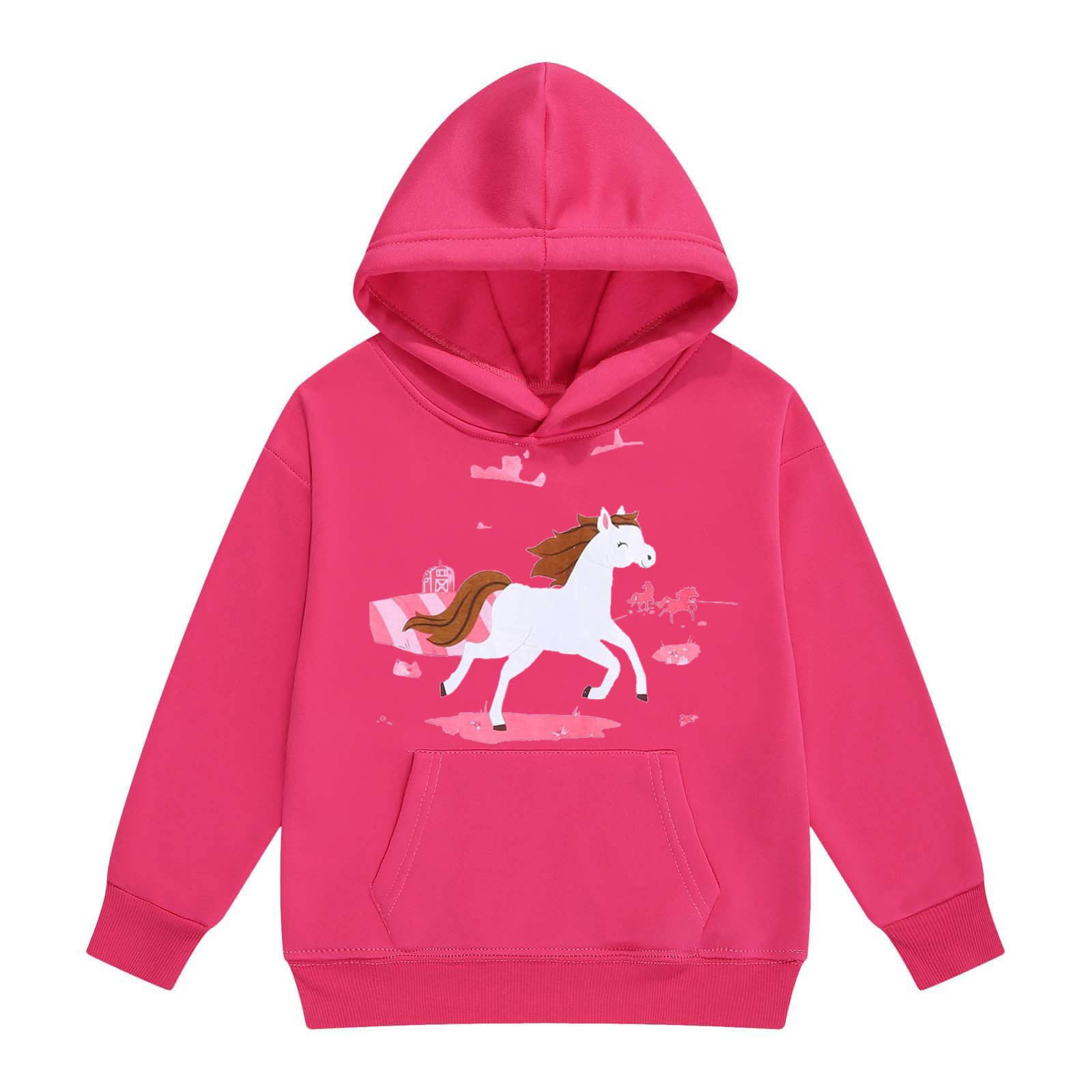 Aihuaihua Cute Girls Hoodies & Sweatshirts Pullover Cartoon Print White ...