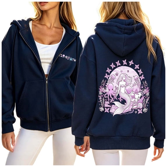 Aihuaihua Cute Hoodies for Women Teen Girls Meet Me At The Ocean ...