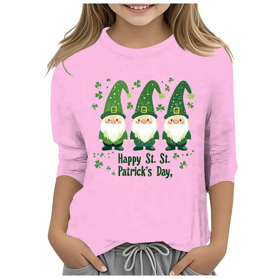 Aihuaihua Girls St Patricks Day Shirt Crewneck St Patricks Day Girl ...