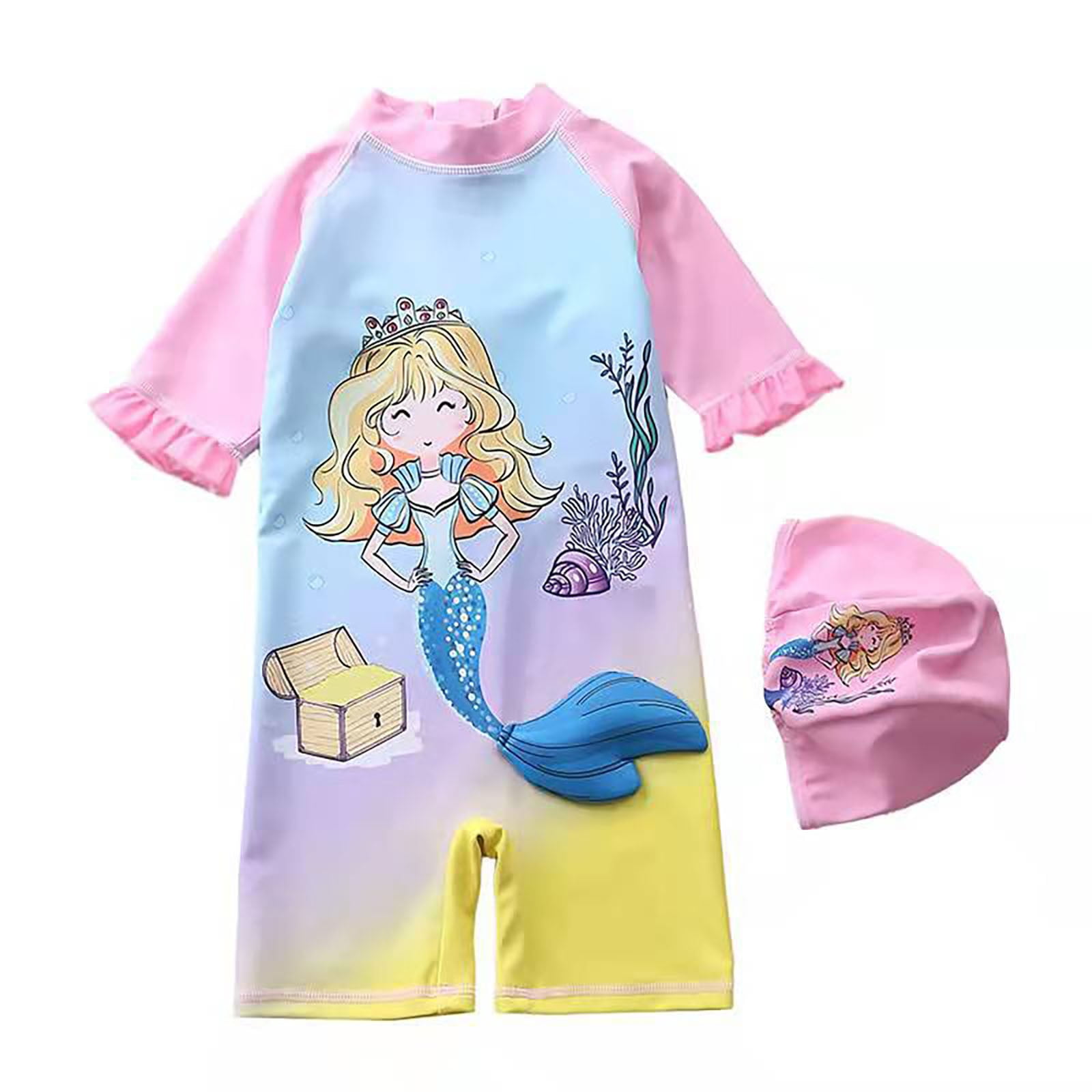 Aihuaihua Girls Swimsuit for Toddlers and Kids - Playful Bathing Suit ...