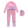 Aihuaihua Girls Swimwear Playful Cartoon Prints for Kids Swimsuits for ...