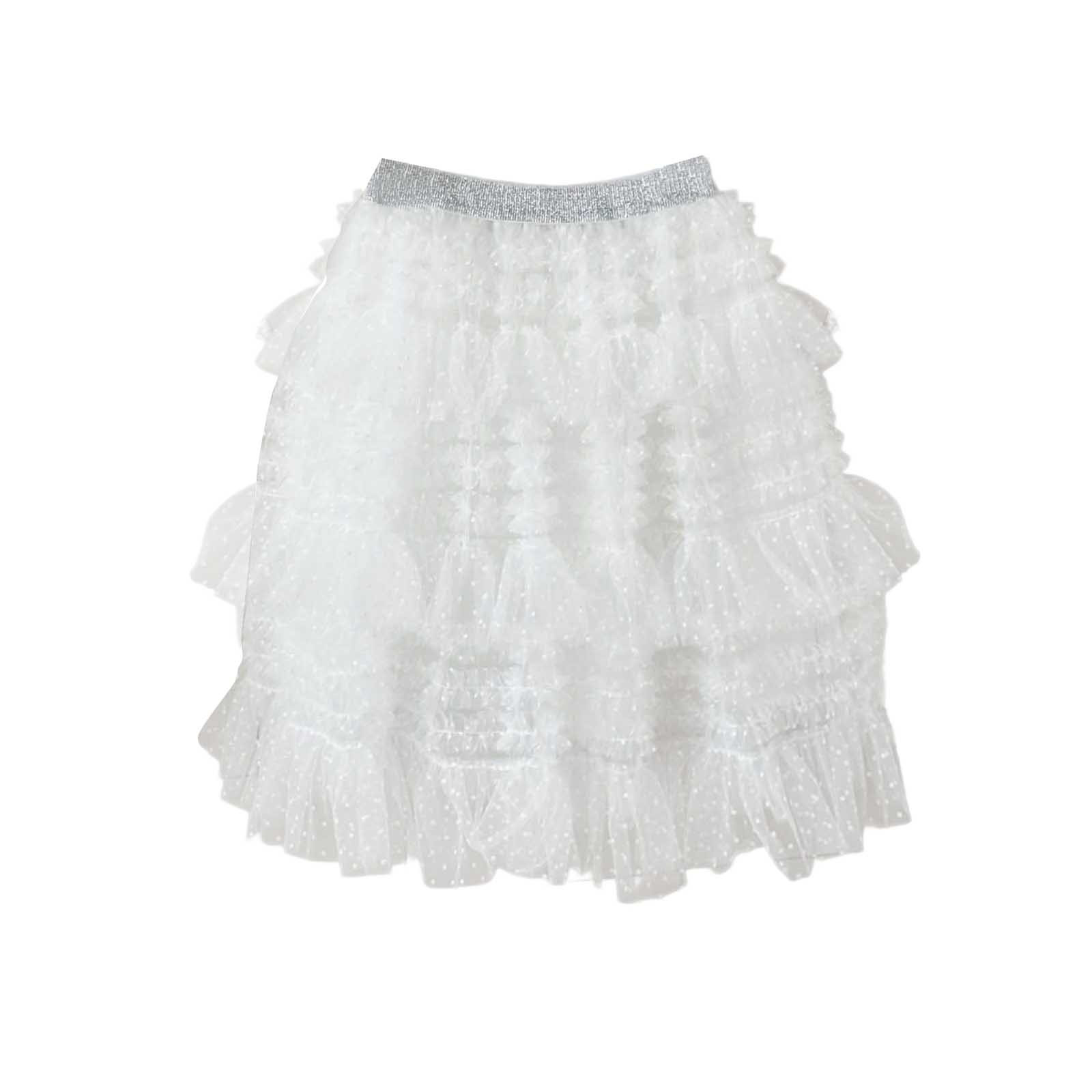 Aihuaihua Girls Tiered Cake Skirt for Kids for Everyday Casual and ...