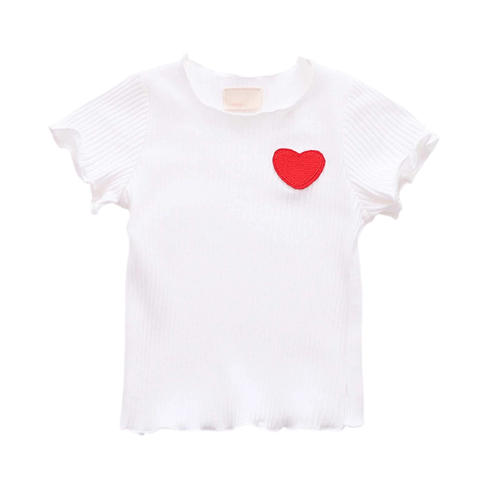 Aihuaihua Girls Toddlers' Sleeveless Cotton T Shirts，Summer Crewneck ...