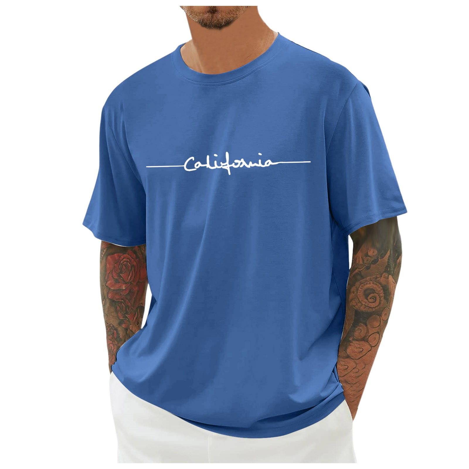 Aihuaihua Graphic Shirts for Men Summer Casual Short Sleeve Outdoor ...