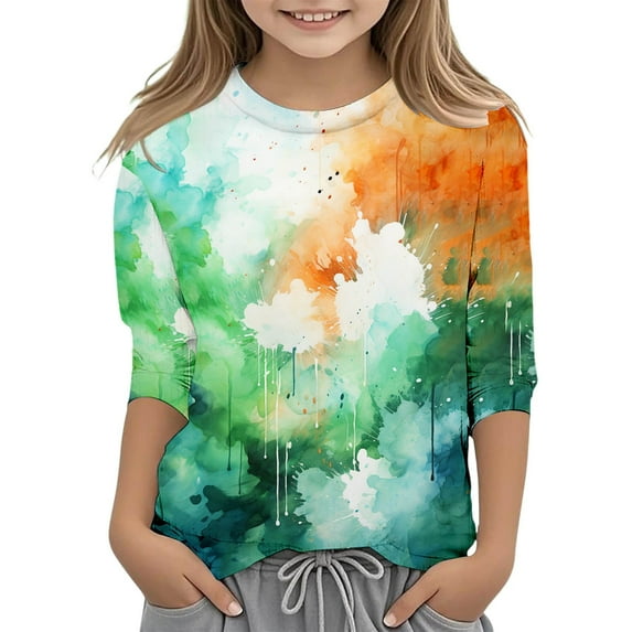 Aihuaihua Happy St Patrick's Day for Kid Round Neck St Patrick's Day ...