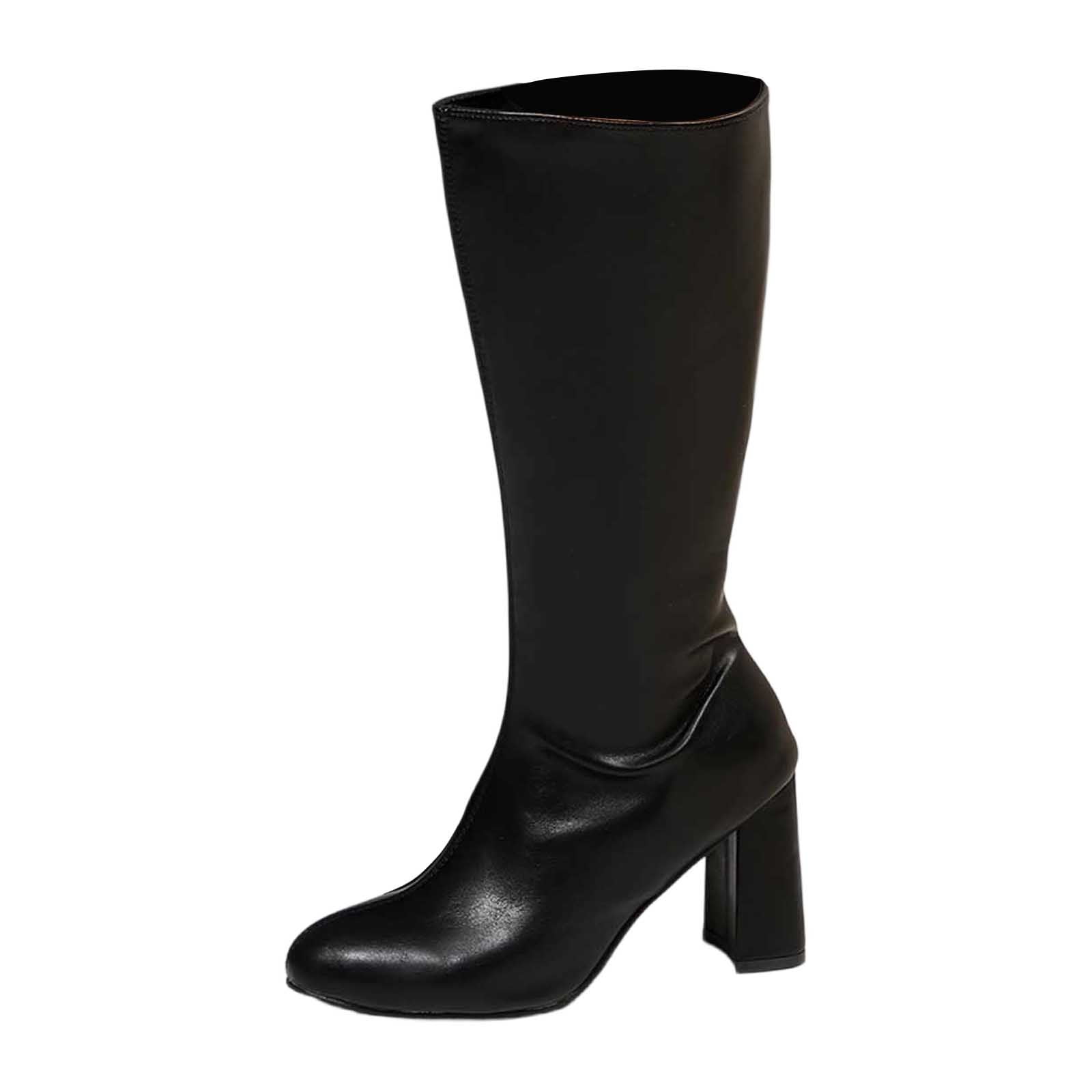 Aihuaihua Knee High Boots for Women, Combat Boots Fashion Platform Lug ...